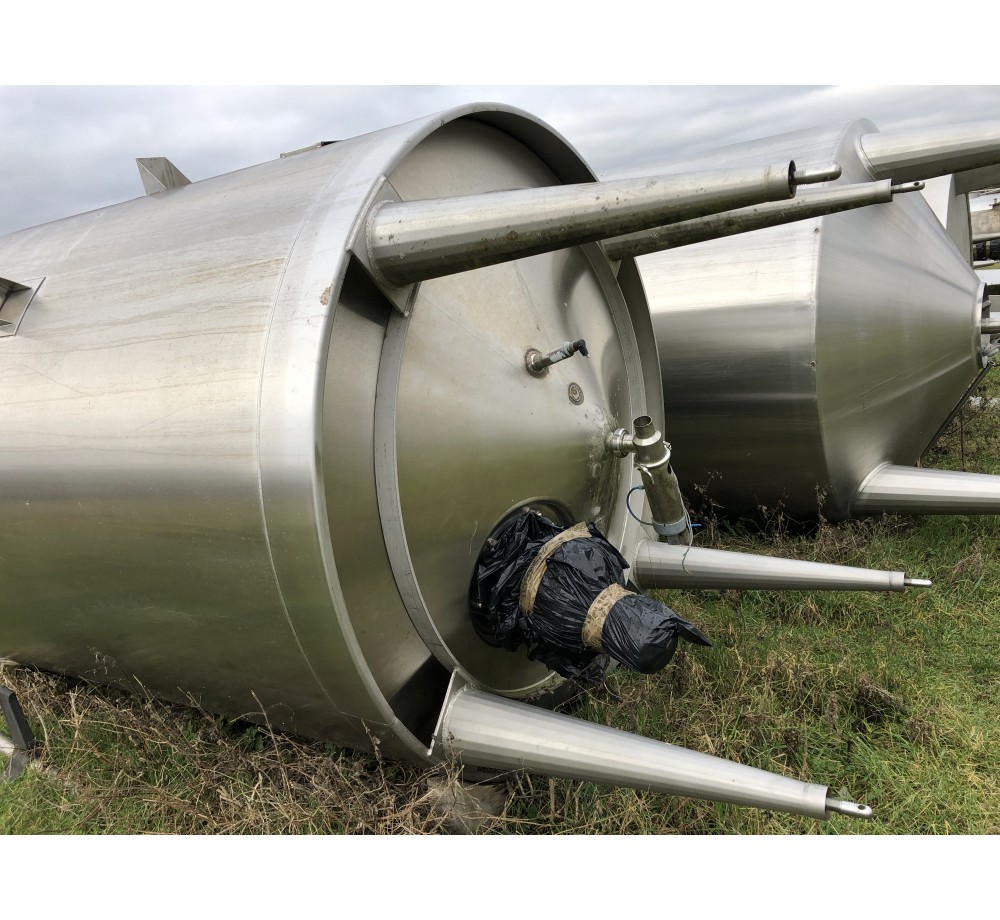 cuve inox 6000L GOAVEC Cuve inox simple paroi